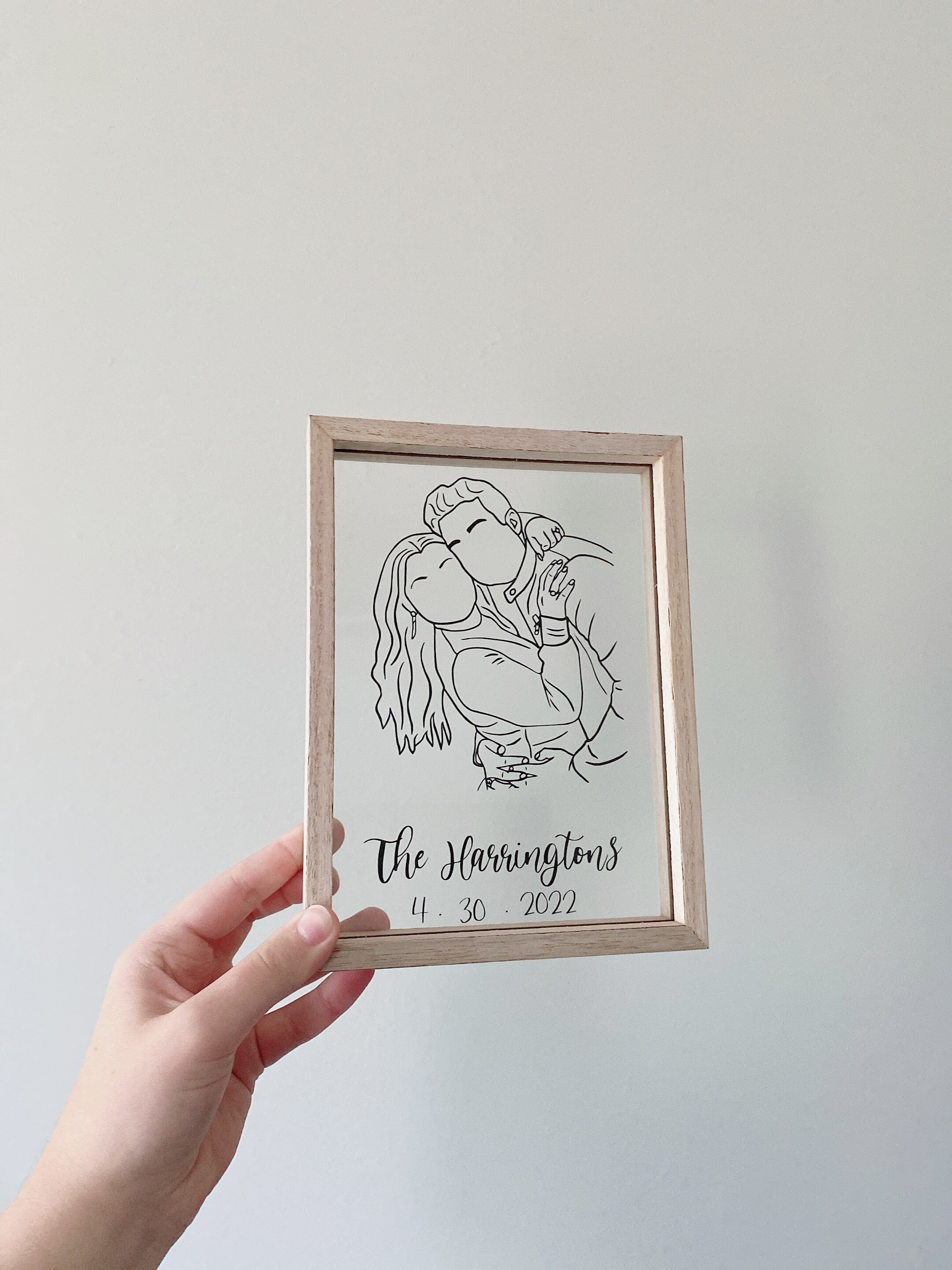 Custom Free Standing Floating Frames | Personalized Picture | Custom ...