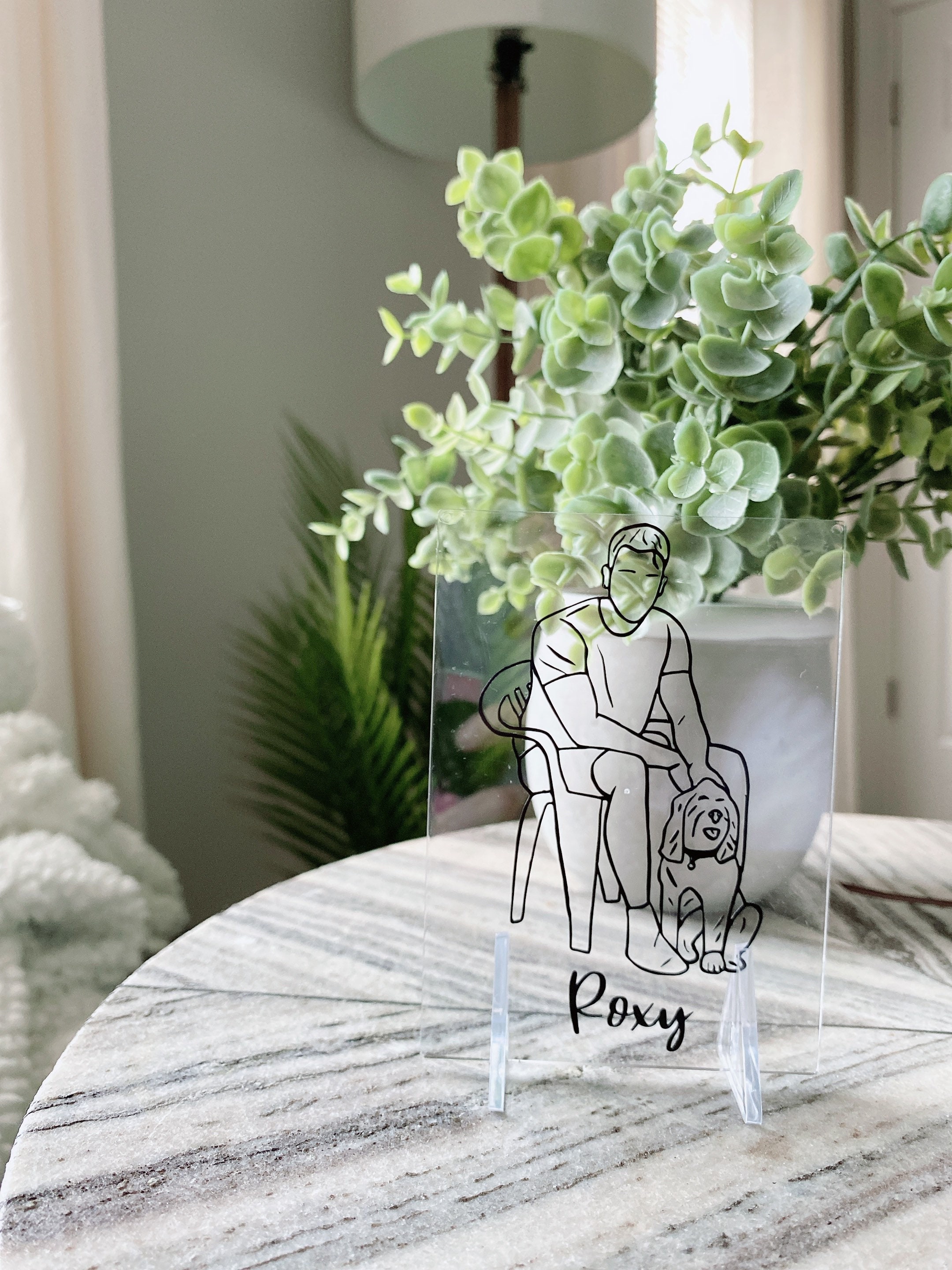 Custom Free Standing Floating Acrylic Frame | Picture Personalization ...