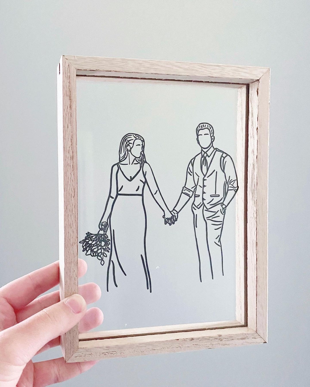 Custom Free Standing Floating Frames | Personalized Picture | Custom ...