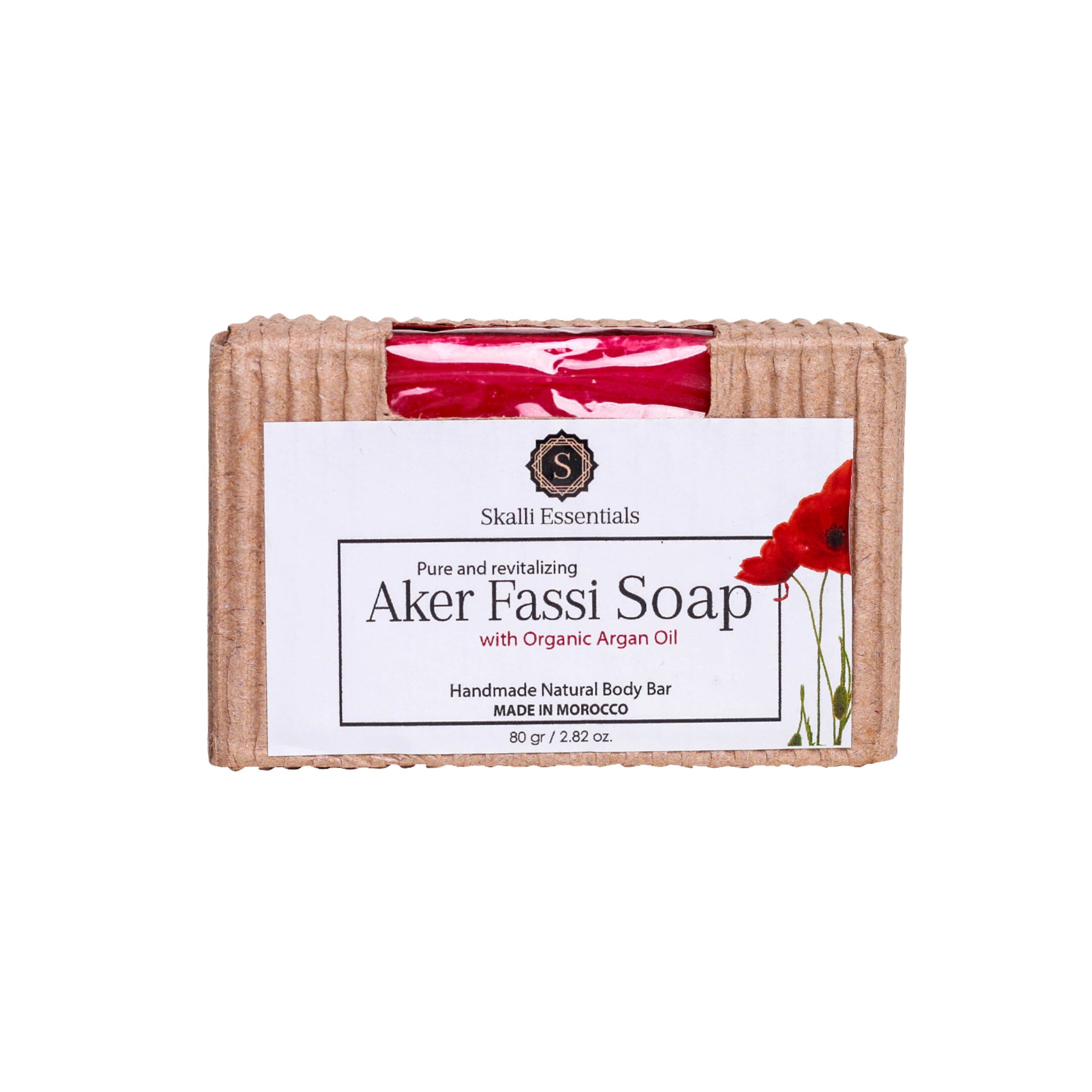 Pure Moroccan Argan Oil Handcrafted Soap With Aker Fessi Plant Powder ...