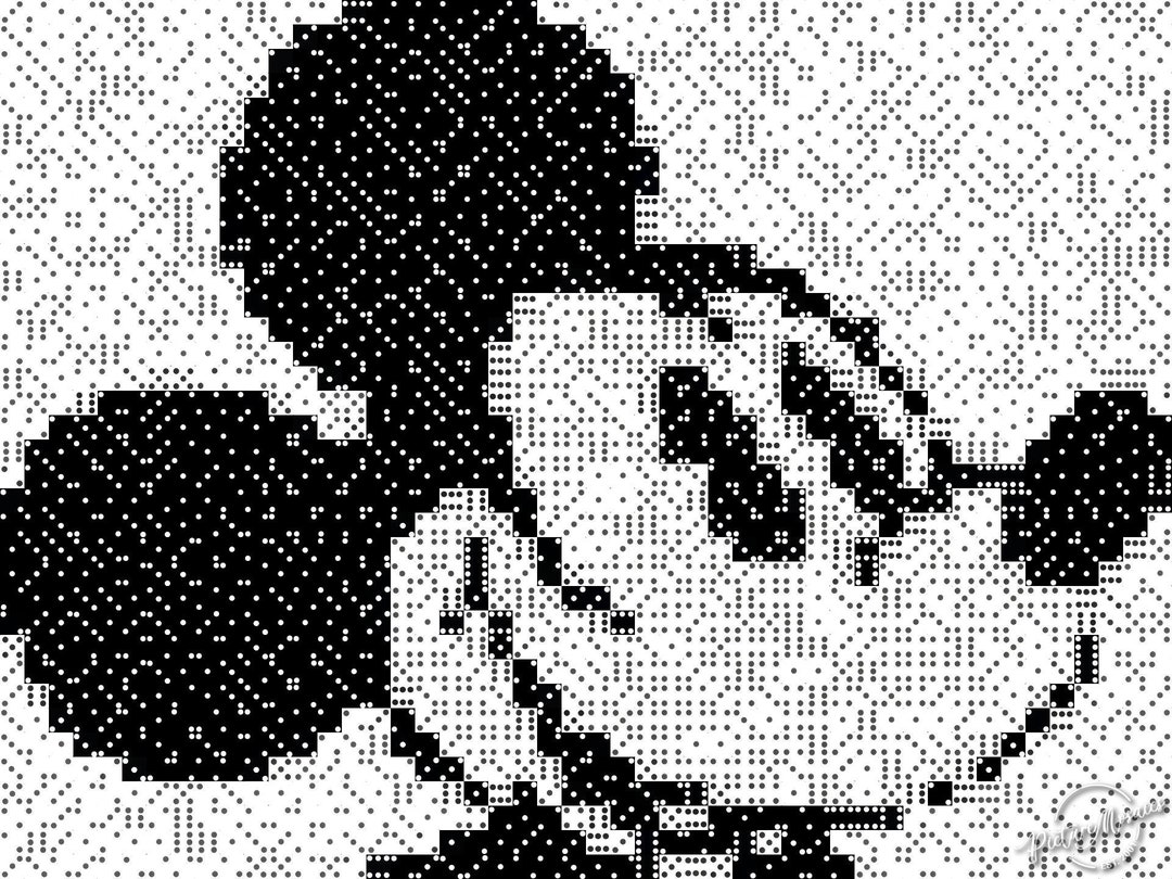 Mickey Mouse Dice Mosaic (made to Hang on Wall!) - Etsy