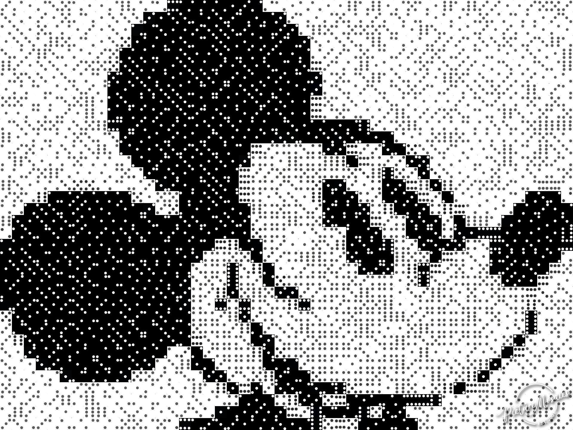 Mickey Mouse Dice Mosaic (made to Hang on Wall!) - Etsy