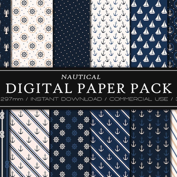 Nautical Patterns - Etsy