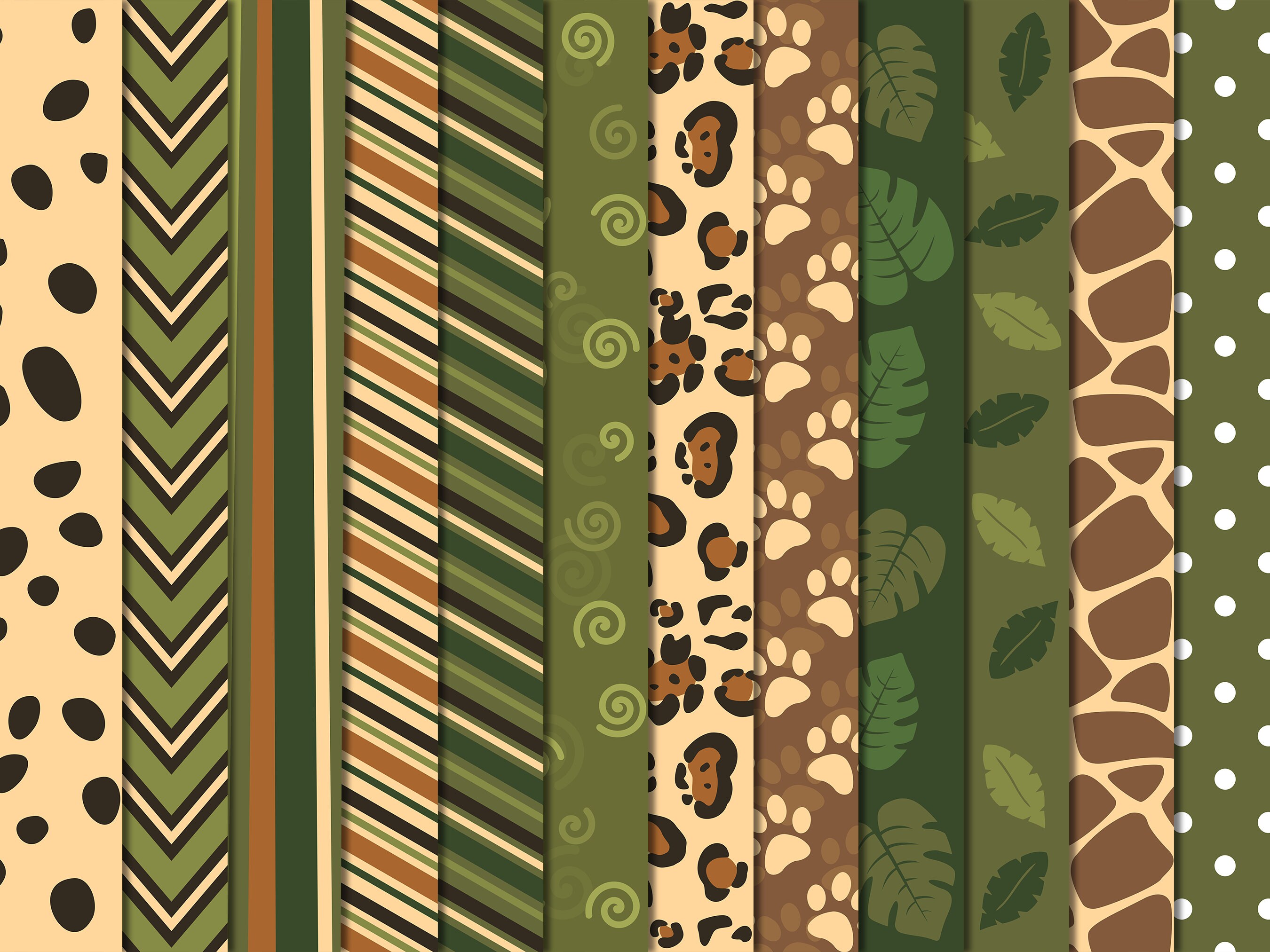 Day at the Zoo Digital Scrapbooking Kit Instant Download - Etsy