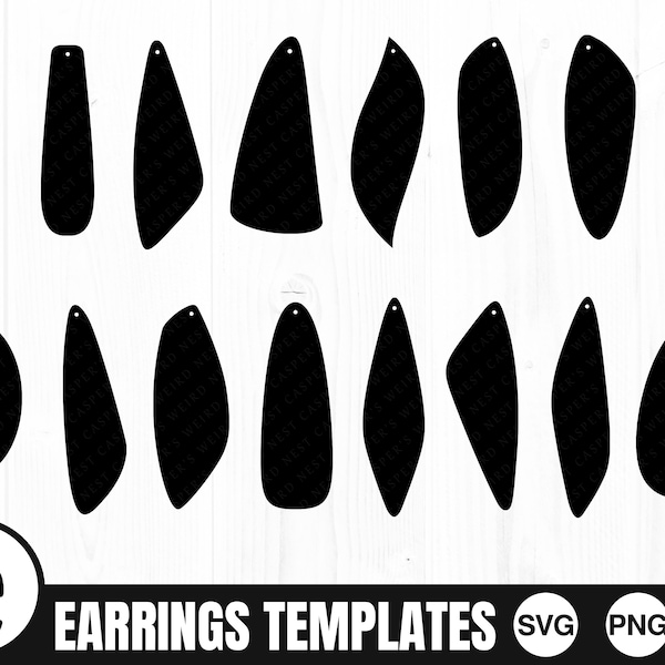 Earring Template - Etsy UK