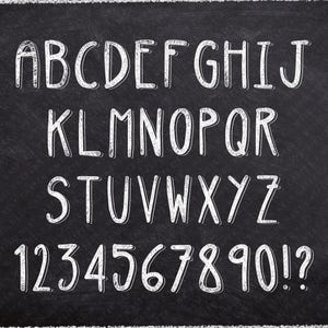 Chalkboard Bundle: SVG & PNG (not Font) Digital Cut File, Commercial ...