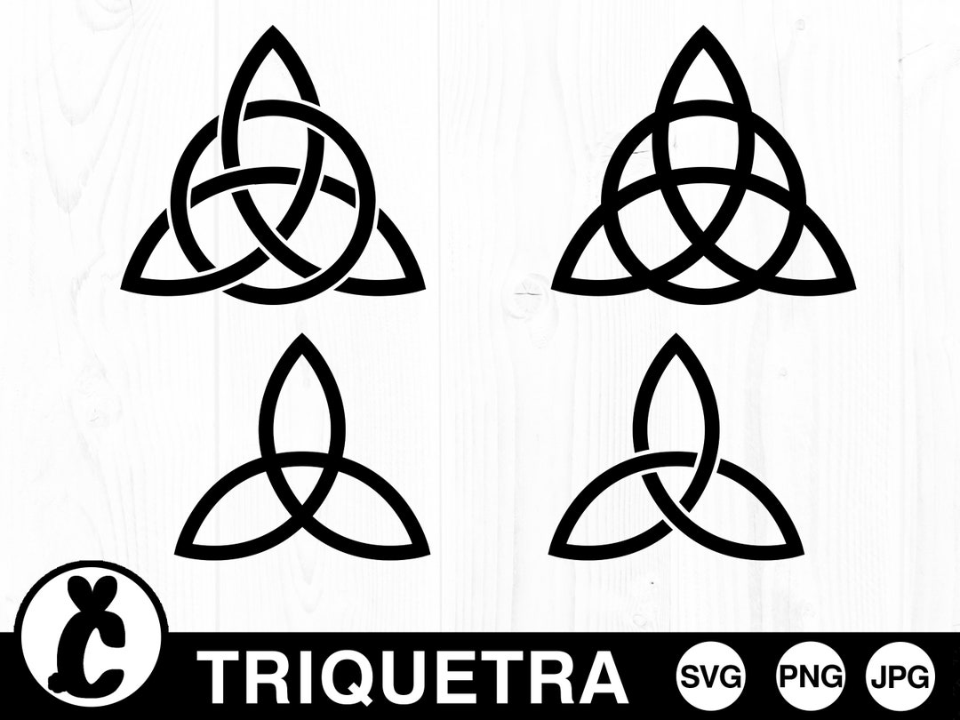 Triquetra Symbol, SVG, PNG, JPG, Digital Cut File, Commercial Use ...