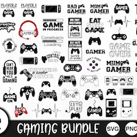Gamer Svg - Etsy