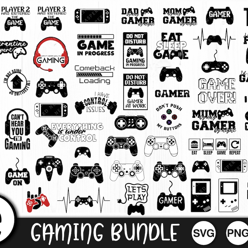 Plotterdatei gamer - Etsy.de