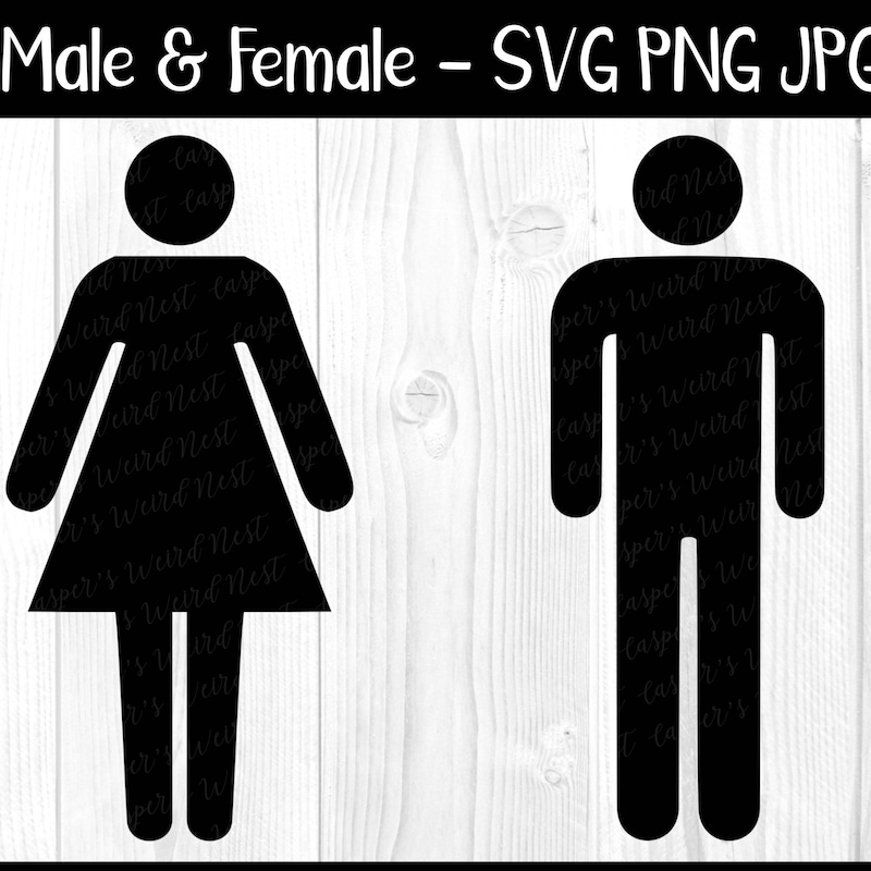 Female and Male Signs - Etsy
