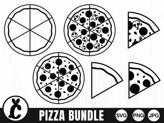 Pizza Bundle SVG PNG JPG Digital Cut File Commercial - Etsy