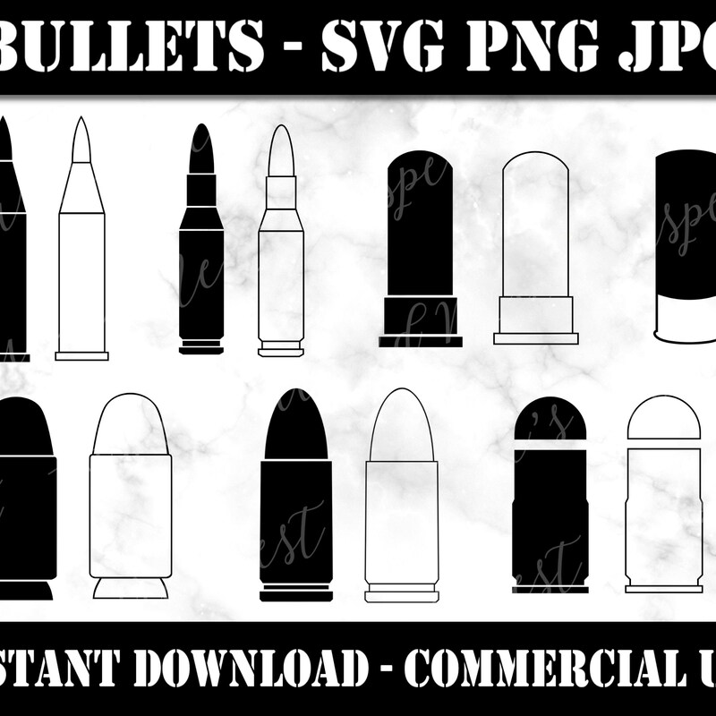 Bullet Svg - Etsy