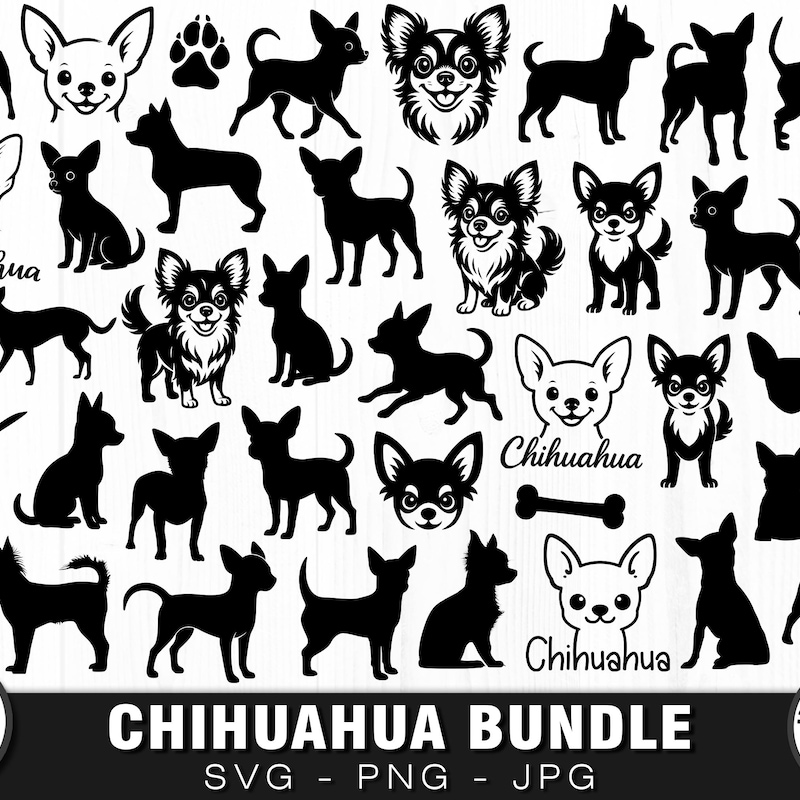 Chihuahua Portraits - Etsy