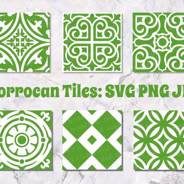 Moroccan Pattern Tile - Etsy