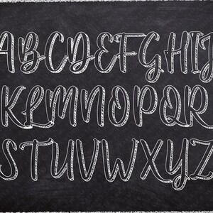 Chalkboard Bundle: SVG & PNG (not Font) Digital Cut File, Commercial ...