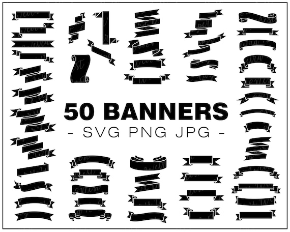 Essential Banner Bundle SVG PNG JPG Commercial Use | Etsy UK