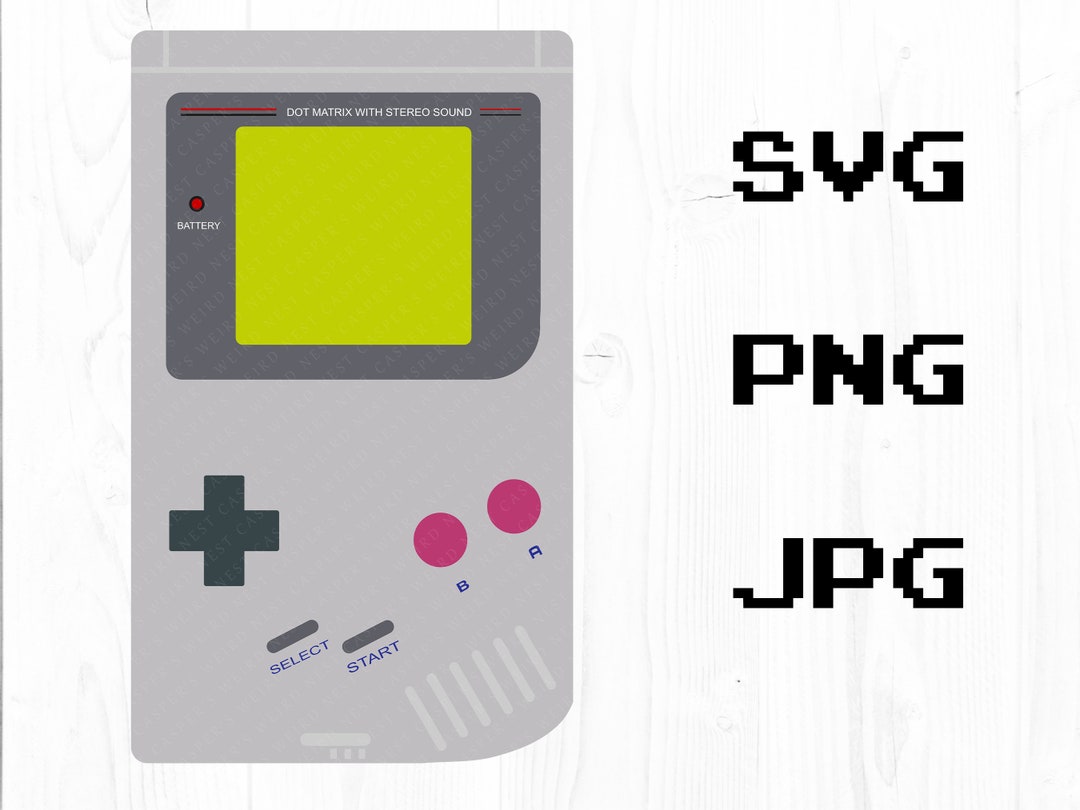 Game Device - SVG, PNG, JPG, Digital Cut Files, Instant Download ...