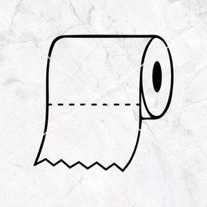 Toilet Roll Bundle - SVG, PNG, JPG, Pdf - Commercial Use, Digital Cut ...