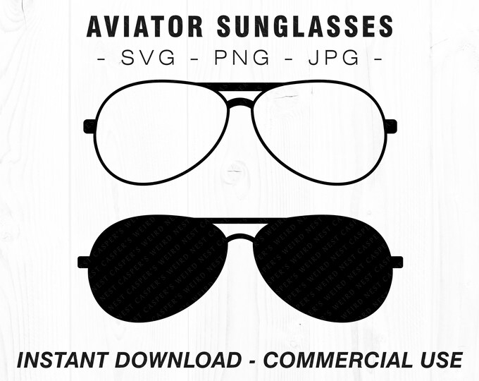 Aviator Sunglasses SVG Aviators Glasses Svg Mountains SVG Svg Files for ...