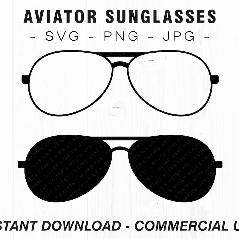 Sunglasses Paper Cut Out - Etsy