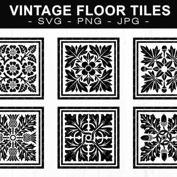 Mosaic Tile Svg - Etsy