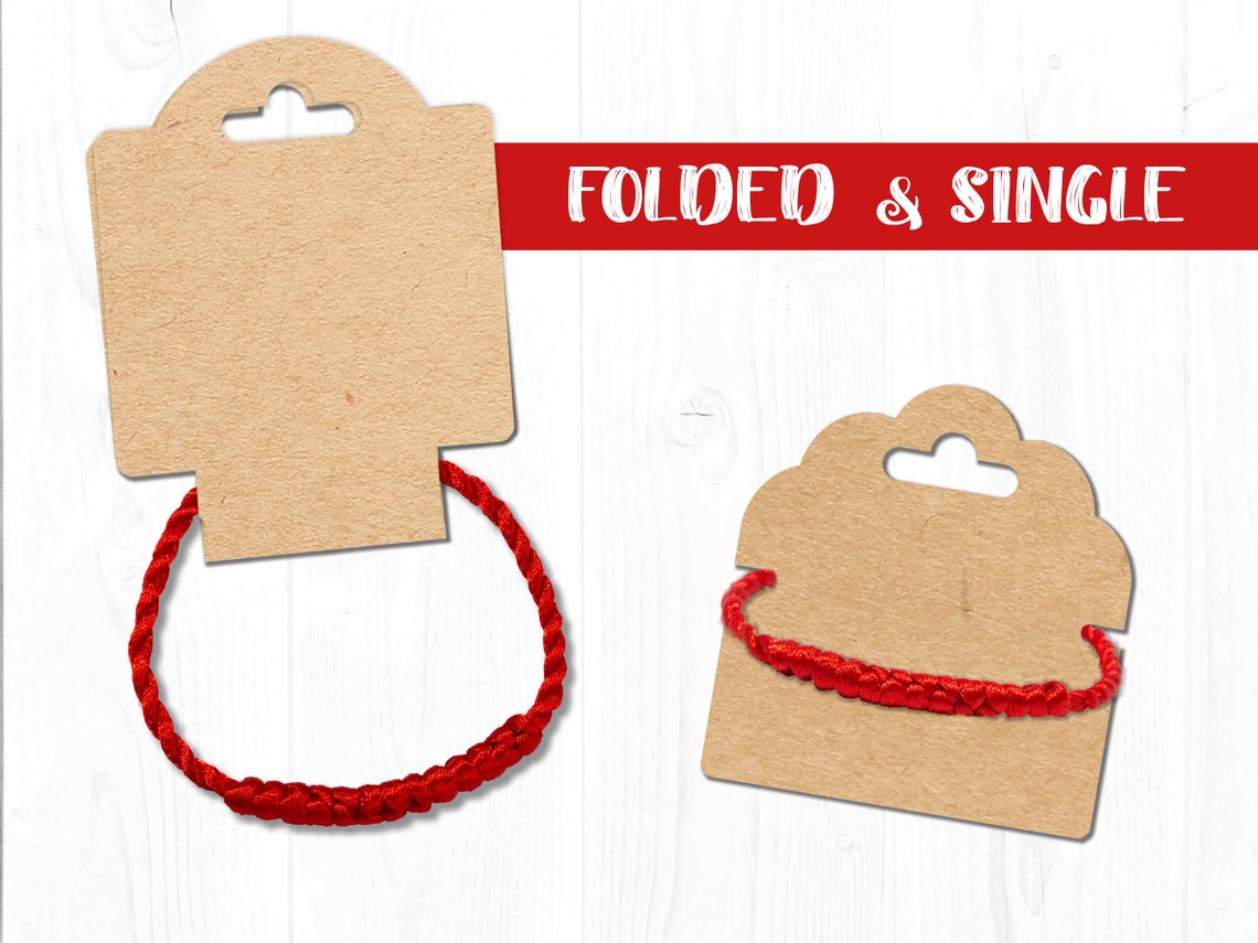 Bracelet Card Templates - SVG, & PNG - Commercial Use, Instant Download ...