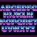 PNG Vaporwave Alphabet, Commercial Use, Instant Download, Futuristic ...