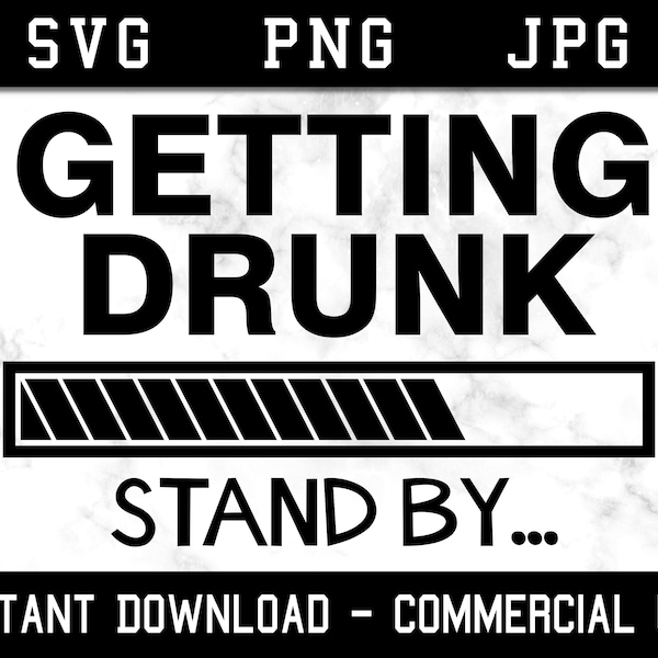 Getting Drunk Svg - Etsy