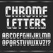 PNG Shiny Chrome Alphabet / Letters - PNG ONLY - Transparent Background ...