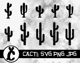 Cowboy Cactus SVG Cactus Cut File Silhouette Cowboy Cactus - Etsy