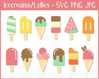 100 Ice Lolly Clip Art, Commercial Use Instant Download PNG Digital ...
