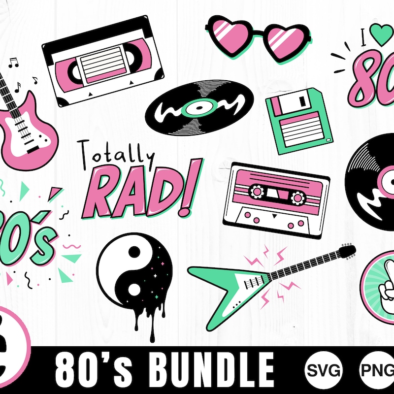 80s Svg File - Etsy