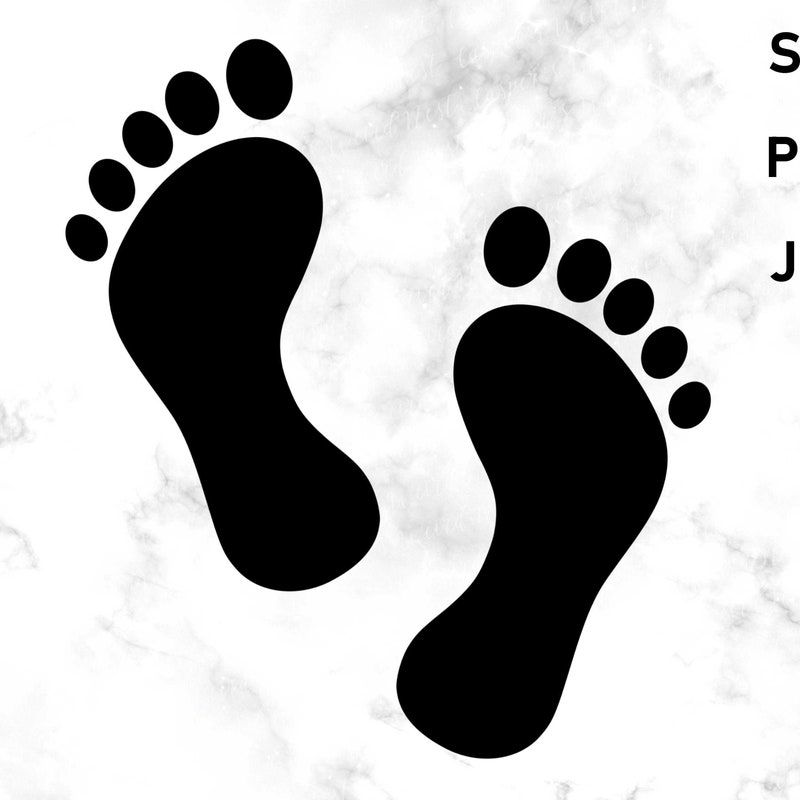 Foot Prints Svg - Etsy