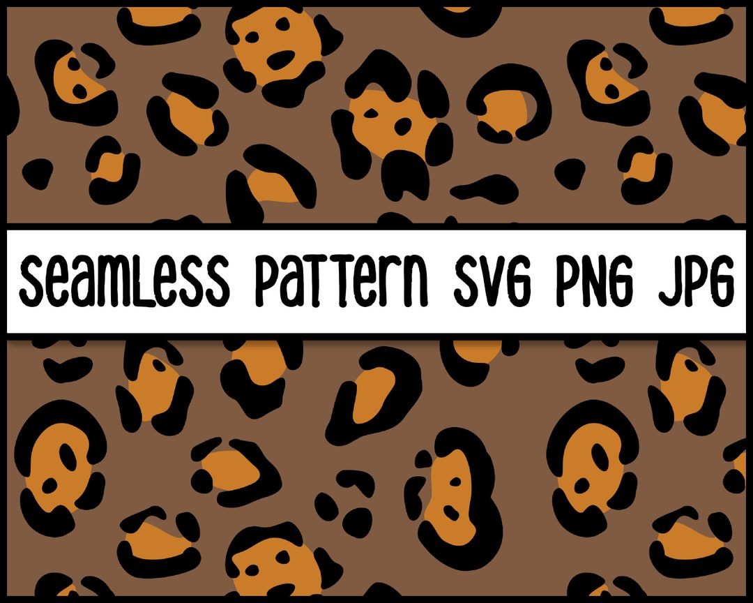 Seamless Jaguar Pattern - SVG, PNG, JPG, Pdf, Digital Cut File ...