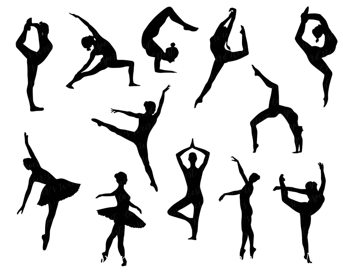 Dance Poses Huge Bundle SVG PNG JPG Transparent Background - Etsy UK