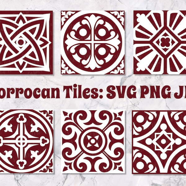 Moroccan Tiles - Etsy