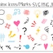Anime Manga Marks – Emotes, Cartoon Emotions (digital Cut Files) - Etsy