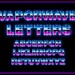 PNG Vaporwave Alphabet, Commercial Use, Instant Download, Futuristic ...