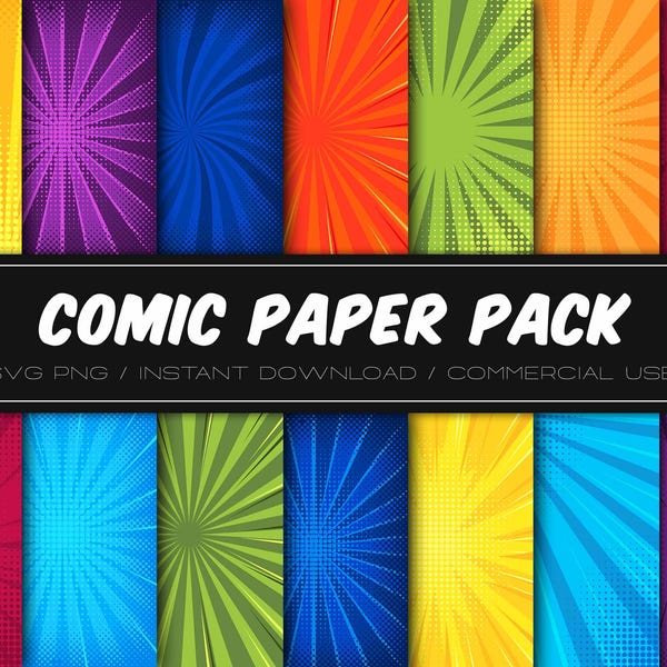 Vintage Comic Book - Etsy