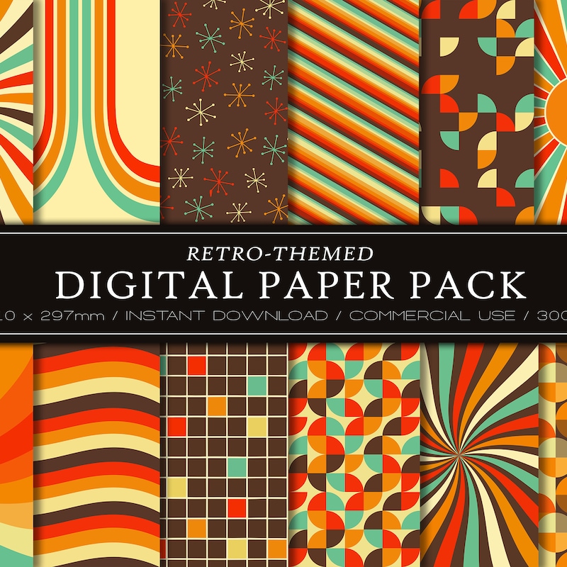 Hippy Wallpaper - Etsy UK
