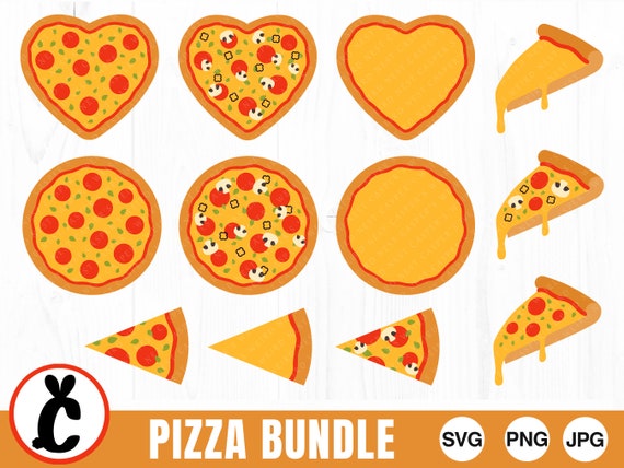 Pizza Bundle SVG PNG JPG Digital Cut File Commercial - Etsy