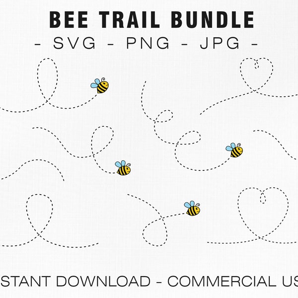 Flying Bee Svg - Etsy