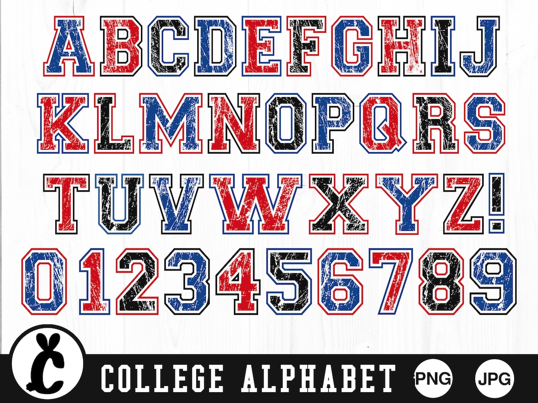 College Alphabet - PNG - SVG - Commercial Use, Svg Alphabet, Png ...
