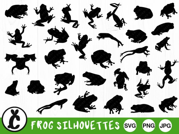 Big Froggy Bundle SVG PNG JPG Commercial Use Digital | Etsy UK