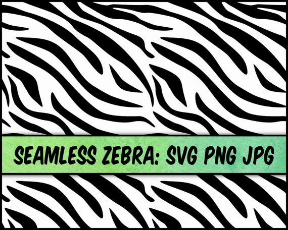 Seamless Zebra Pattern SVG PNG JPG Digital Cut File - Etsy