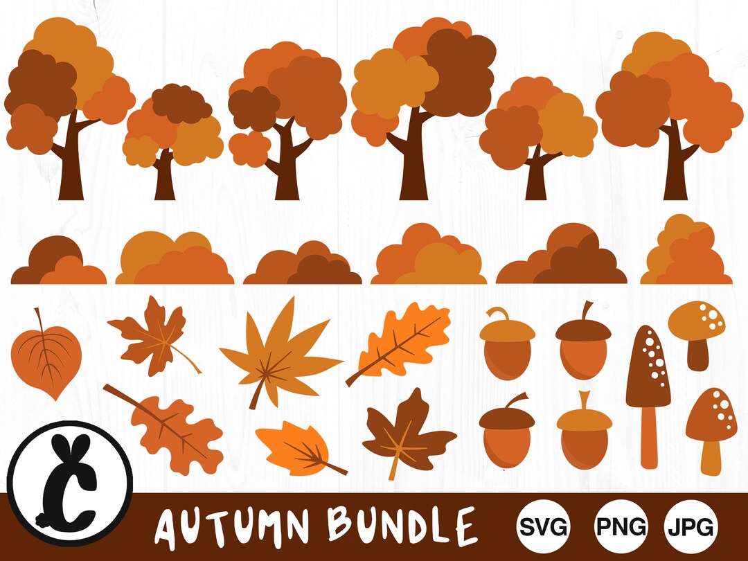 Autumn Bundle - Digital Cut Files - SVG PNG JPG - Commercial Use ...