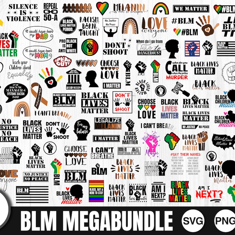 Black Lives Matter Svg - Etsy