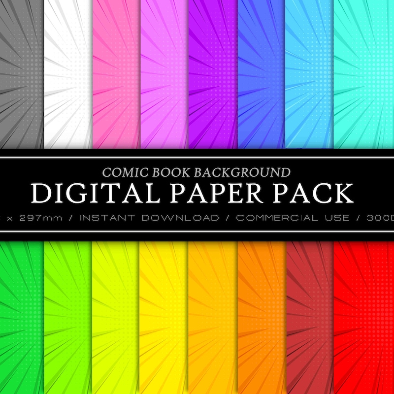 Background Red Pop Art - Etsy UK