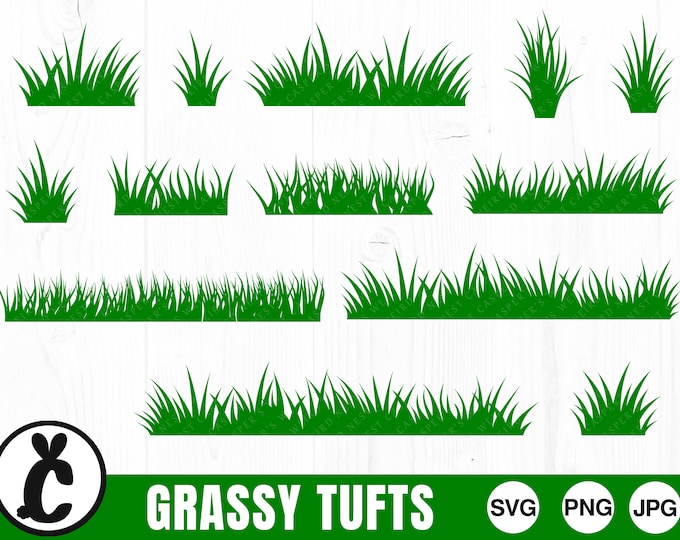 Grass SVG Bundle, Grass SVG Clipart, Wild Grass Svg, Wild Grass Border ...