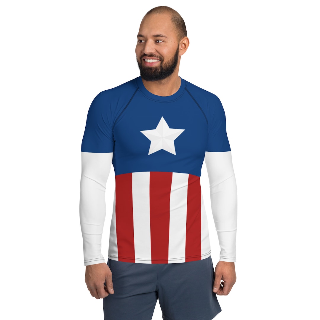 Steve's Star Spangled Man (wwii—version) Everyday Cosplay Long-sleeve ...